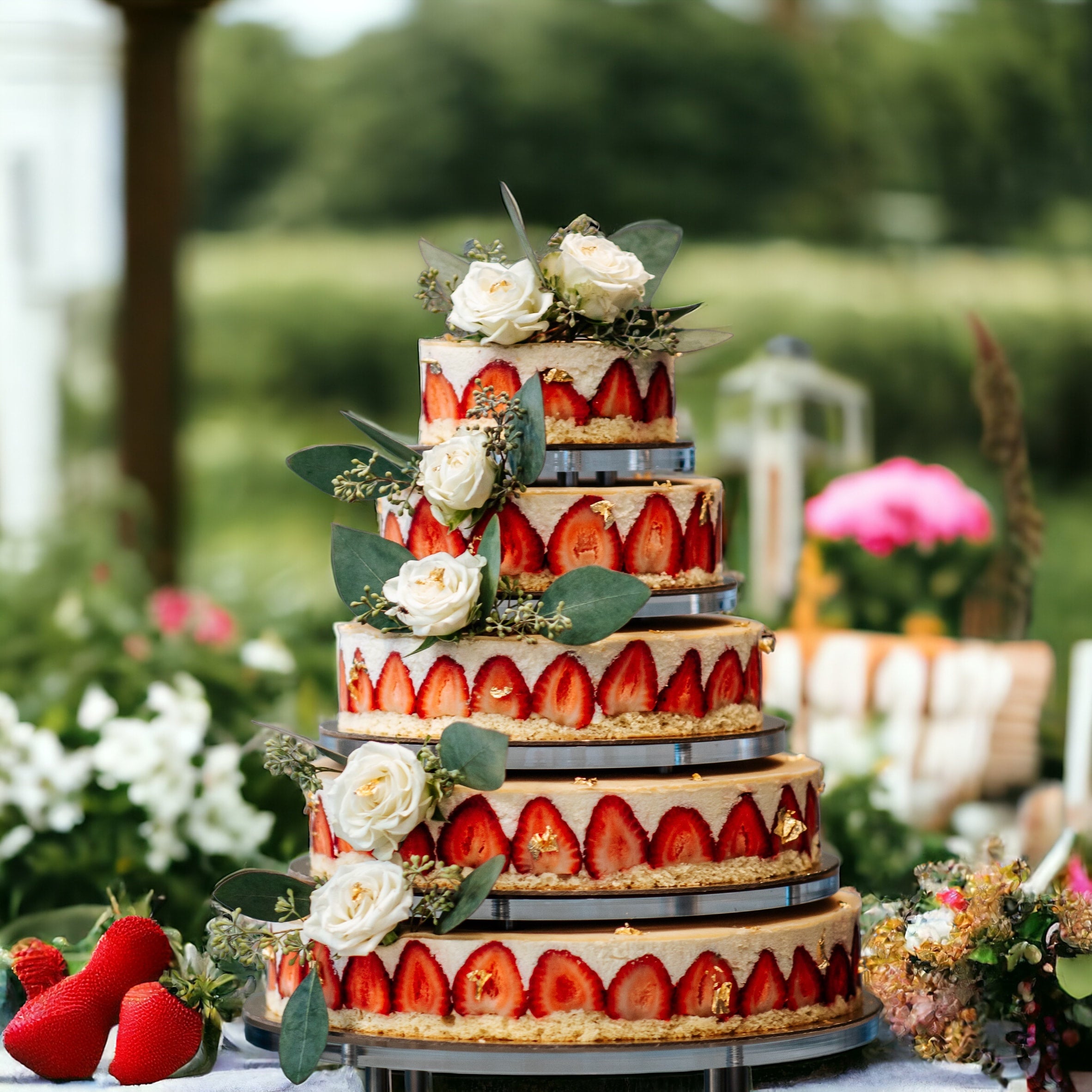 Tiered Celebration Cake | Colette Bakery
